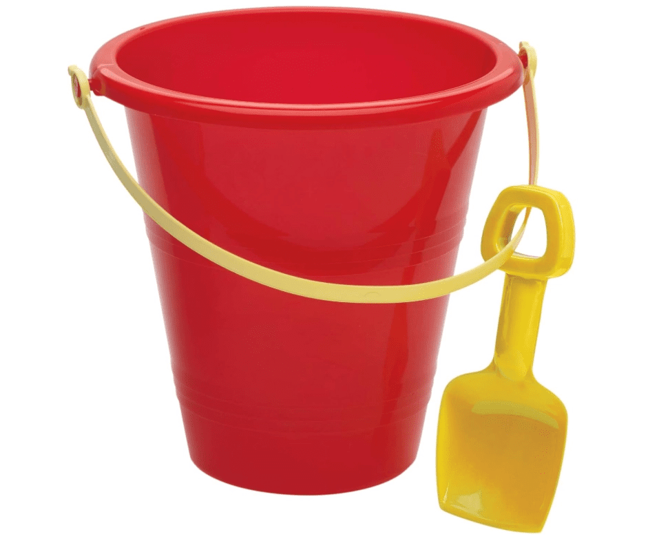 Tumis Kids’ 8” Sand Pail & Shovel Duo, Beach & Summer Fun, Outdoor ...