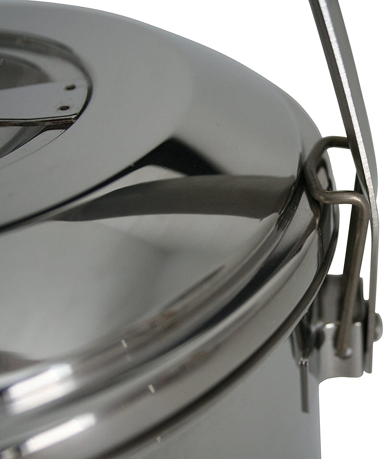 Tumis Locking Bail Handle Camping Pot, Billy Can Bushcraft Kit - Zebra ...