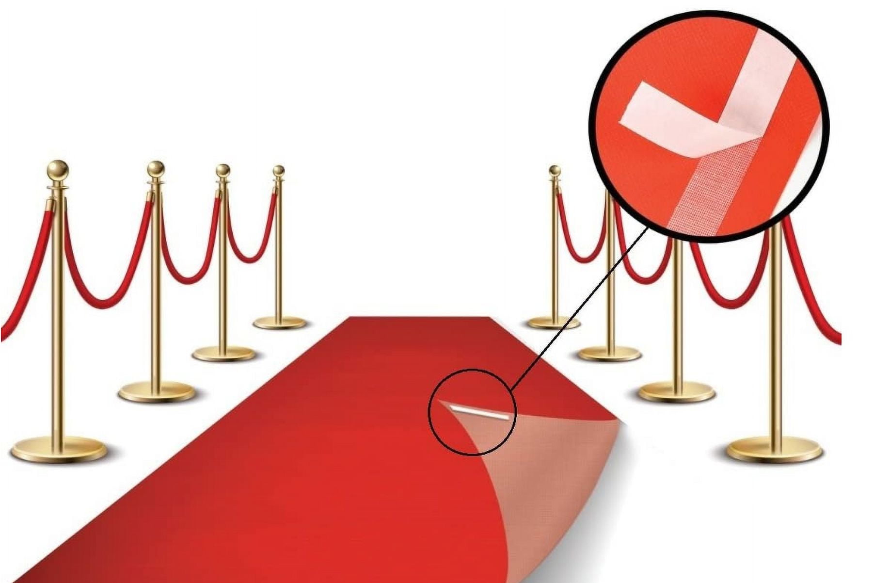 Tumis Red Carpet Floor Runner 3 x 50 (2 Pack) - Hollywood Party ...