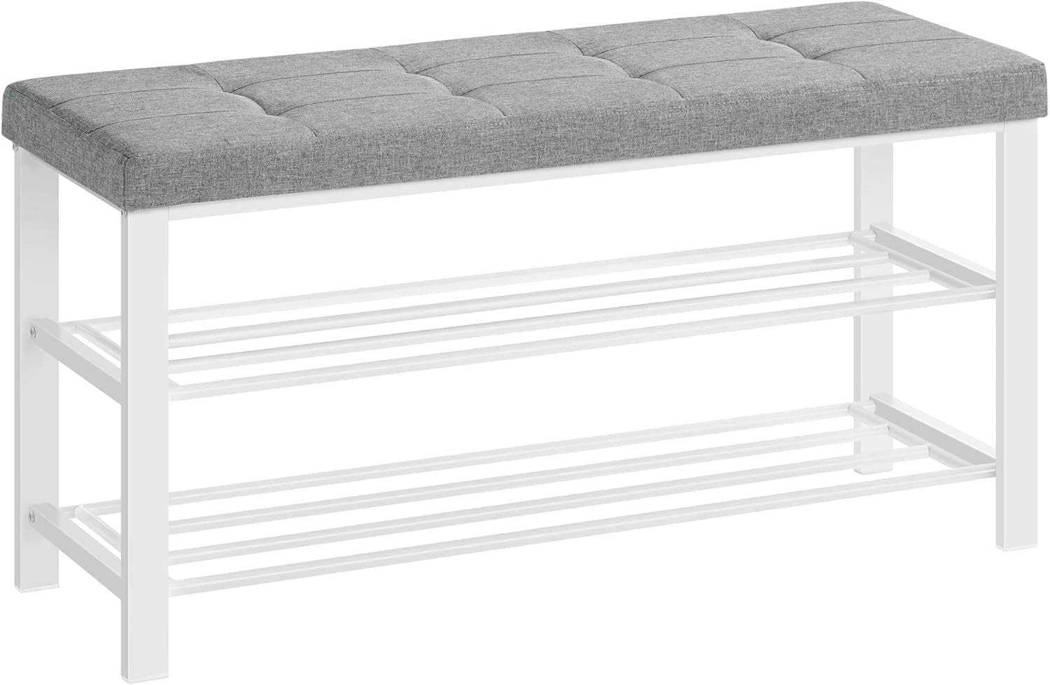 Tumis Shoe Bench, Storage Bench, Entryway Bench with Cushion, Shoe ...