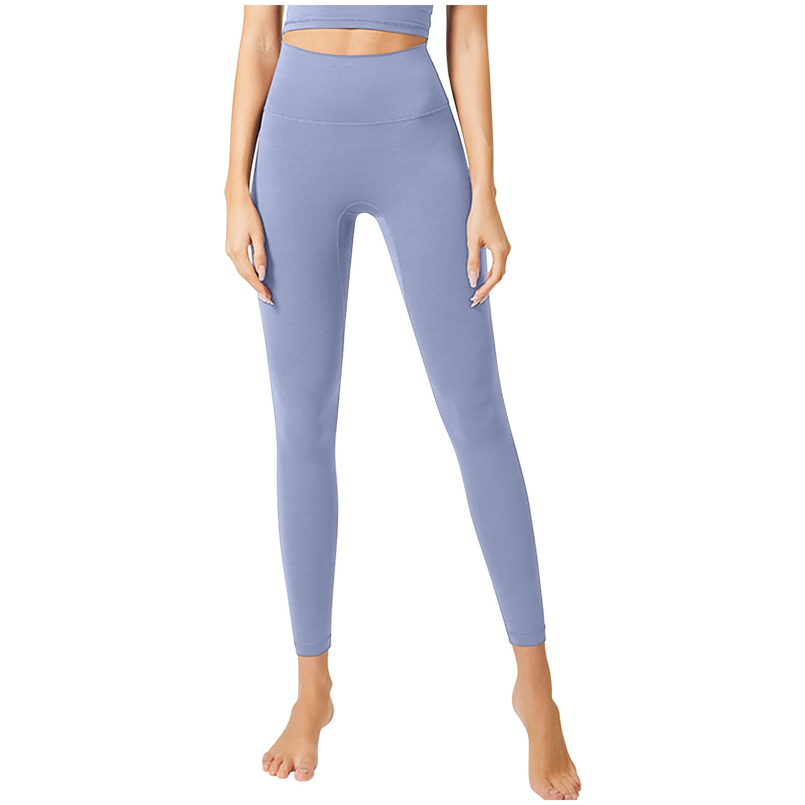 Tummy Control Leggings for Women Stretchy Bodybuilding Yoga Pants High ...