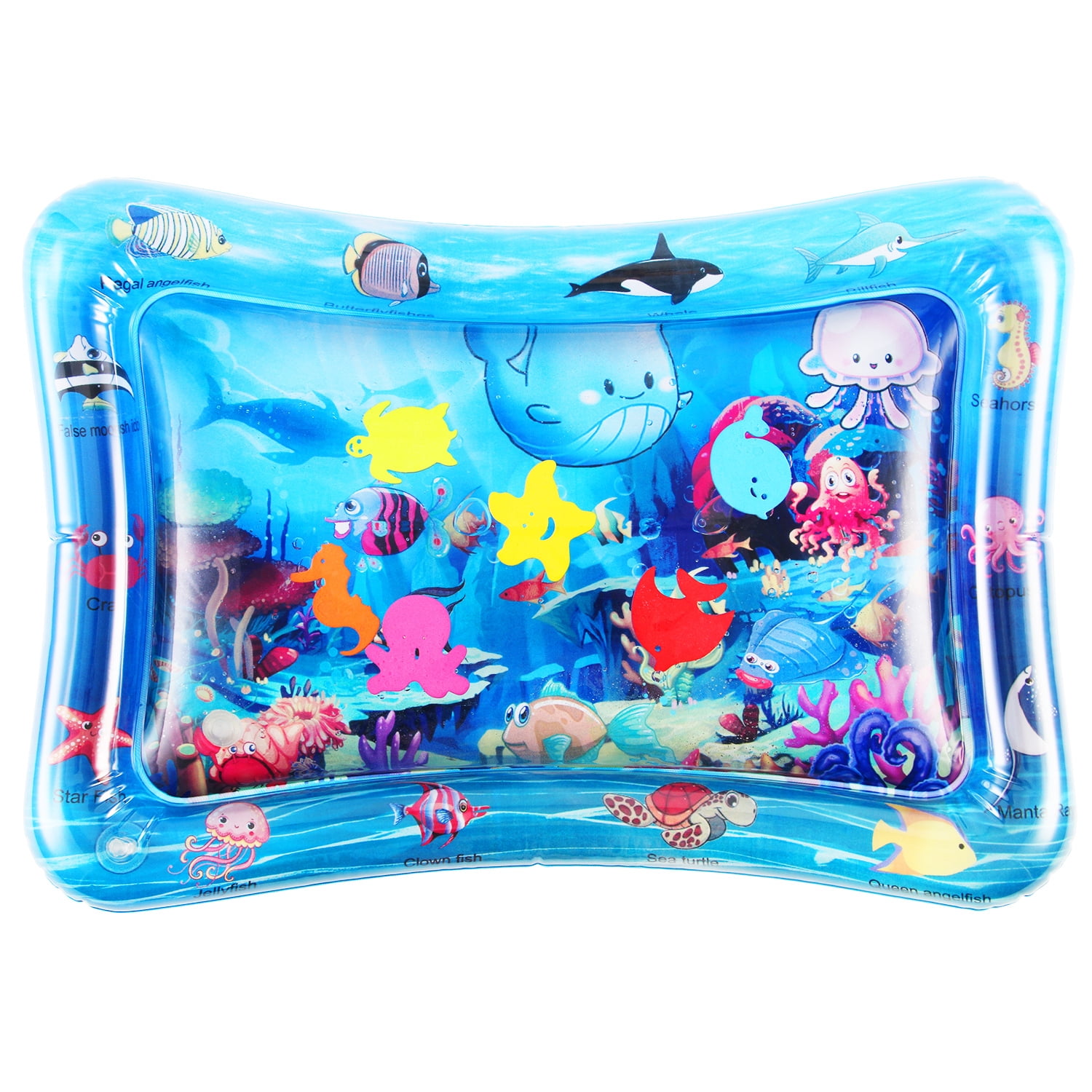 Slotic Tummy Time Baby Water Play Mat 26x20 inch for 3 6 9 Months ...