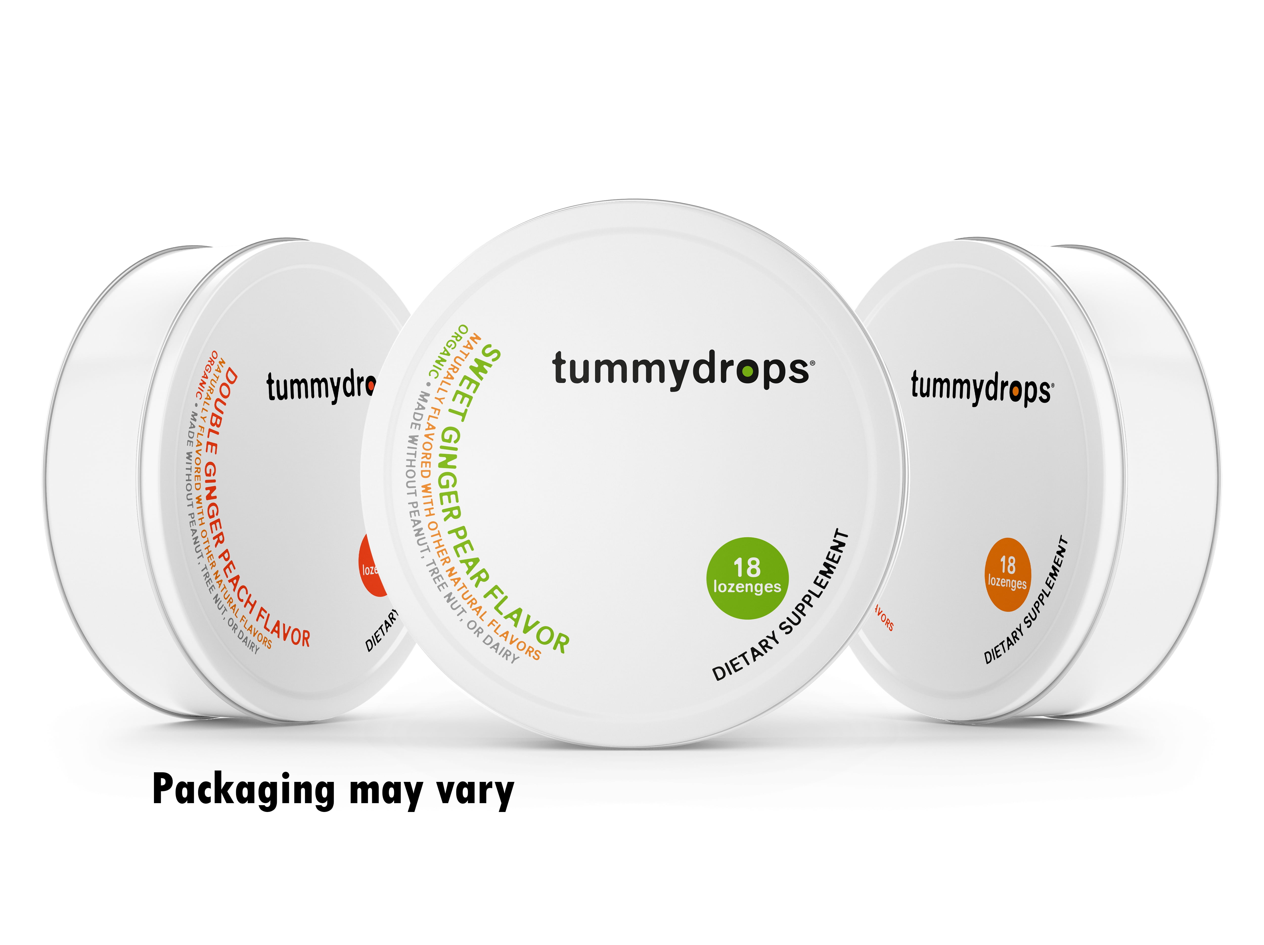 Tummydrops Variety Pack: The Organic Ginger Goodness Pack (1 tin Each ...