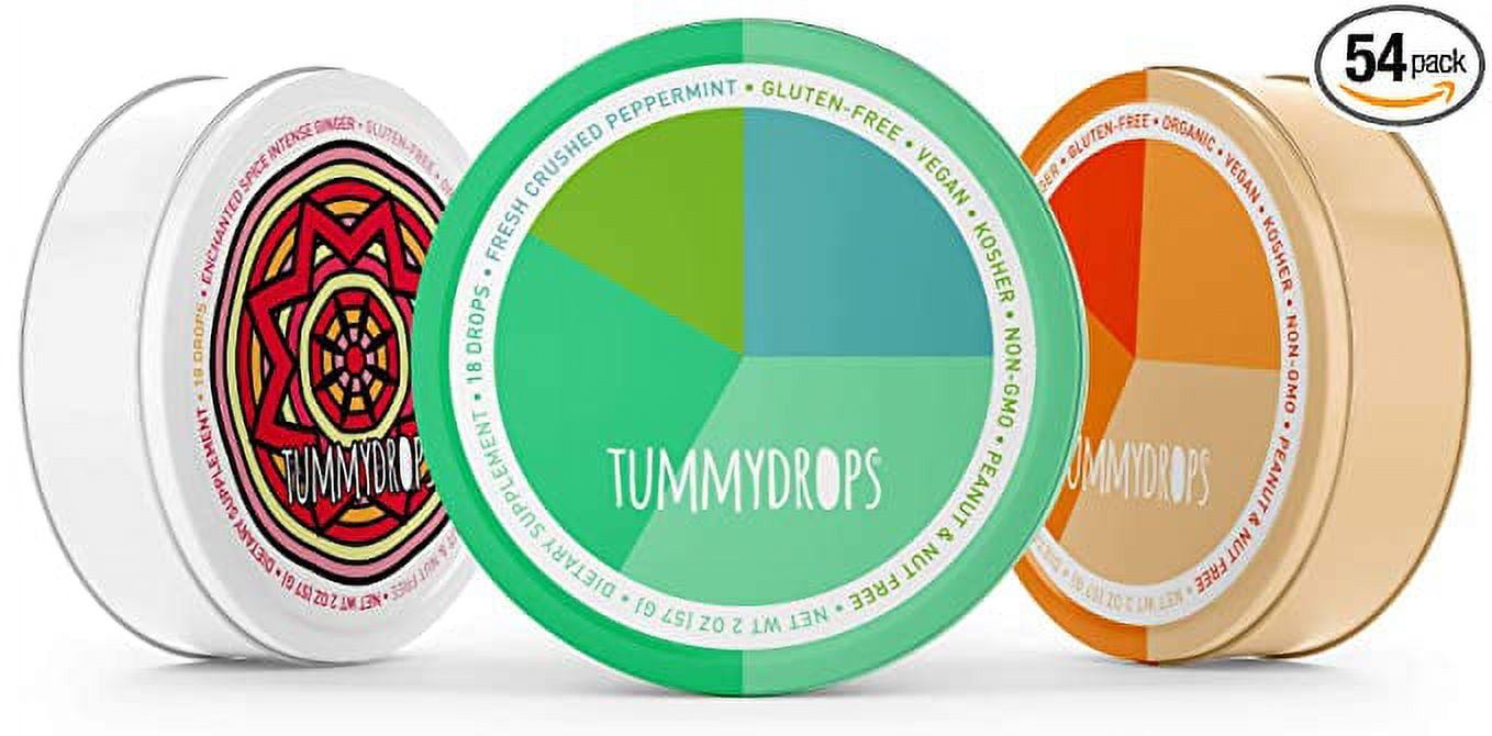 Tummydrops Variety Pack: The That's Spicy Pack (1 tin each Spicy Ginger ...