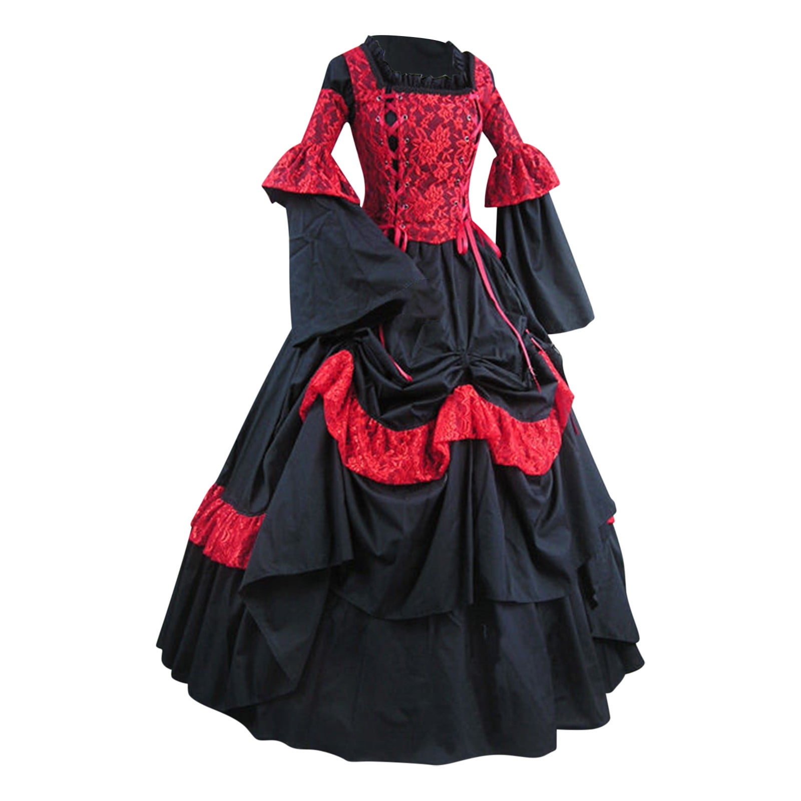 Tumotour Renaissance Lolita Dress For Women Victorian Rococo Ball Gown ...