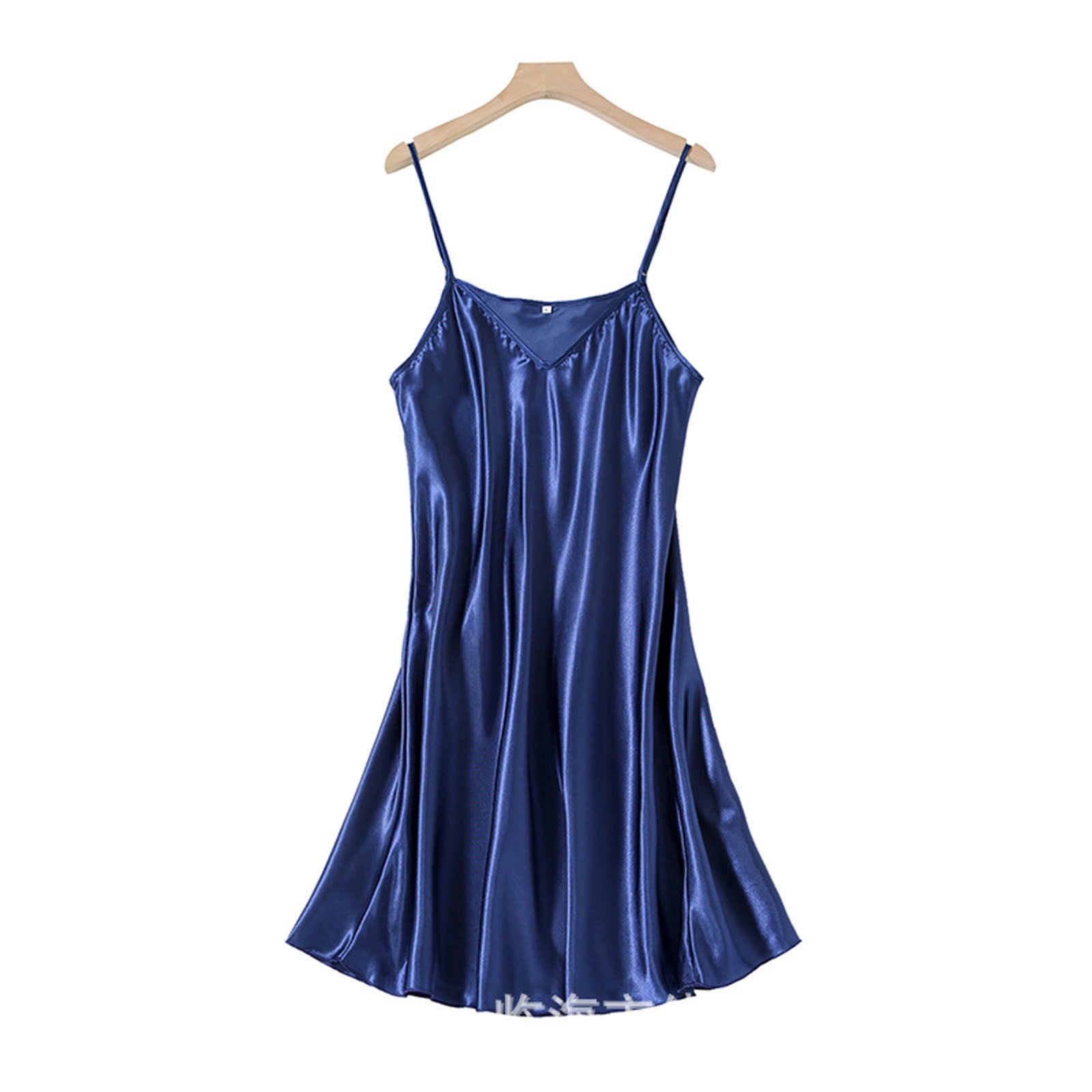 Tumotour Satin Nightgowns For Women Mini Dress Pajamas Loungewear ...