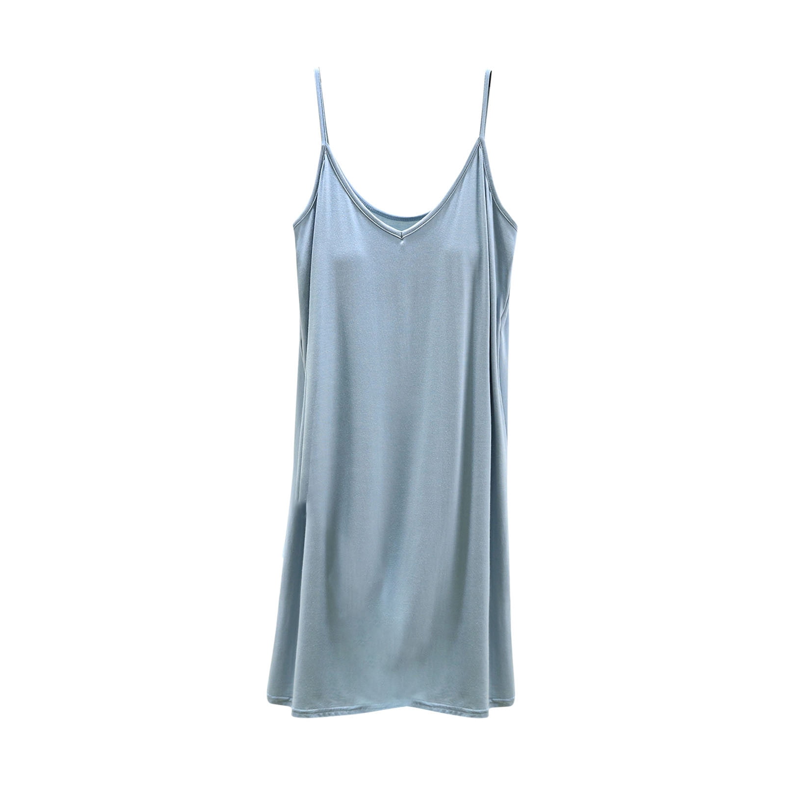 Tumotour Satin Silk Nightgowns For Women Mini Dress Pajamas Loungewear ...