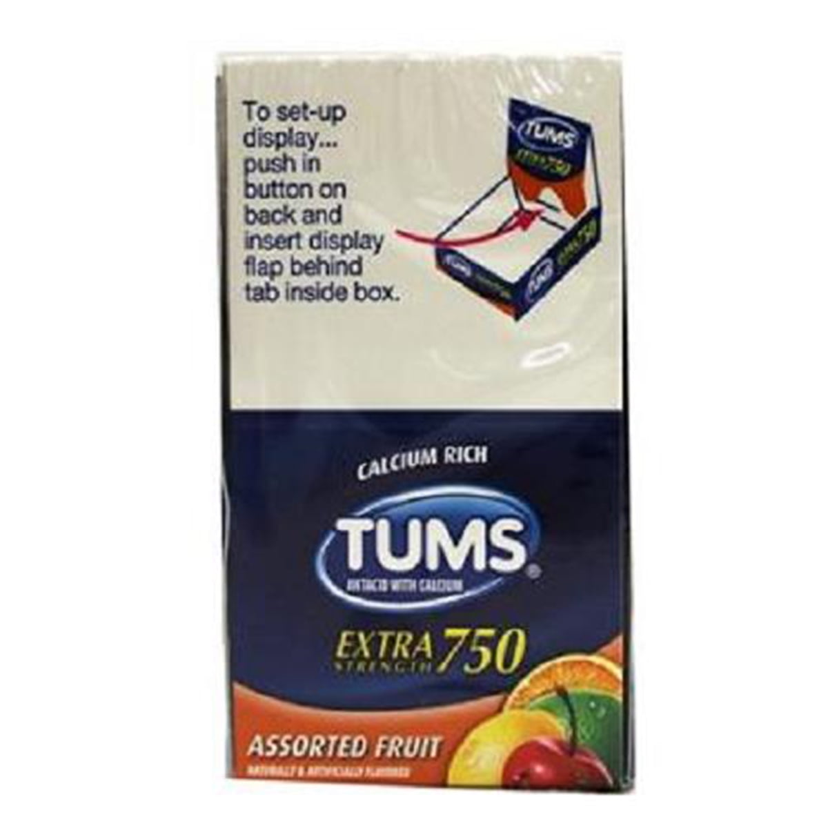 Tums Ex Assorted Single R Size 12ct Tums Ex Assorted Single Role 12ct ...
