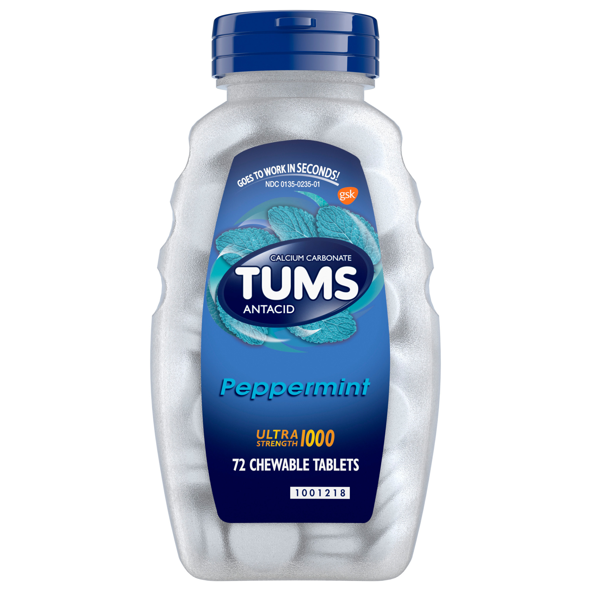 TUMS Antacid Chewable Tablets, Ultra Strength for Heartburn Relief ...