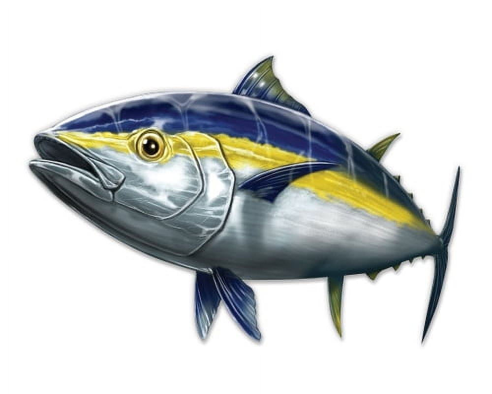 Tuna - 8" Vinyl Sticker - For Car Laptop I-Pad - Waterproof Decal ...