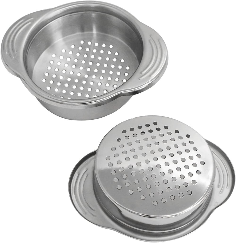 Tuna Can Strainer 2pcs, Stainless Steel Food Can Strainer Sieve Tuna ...