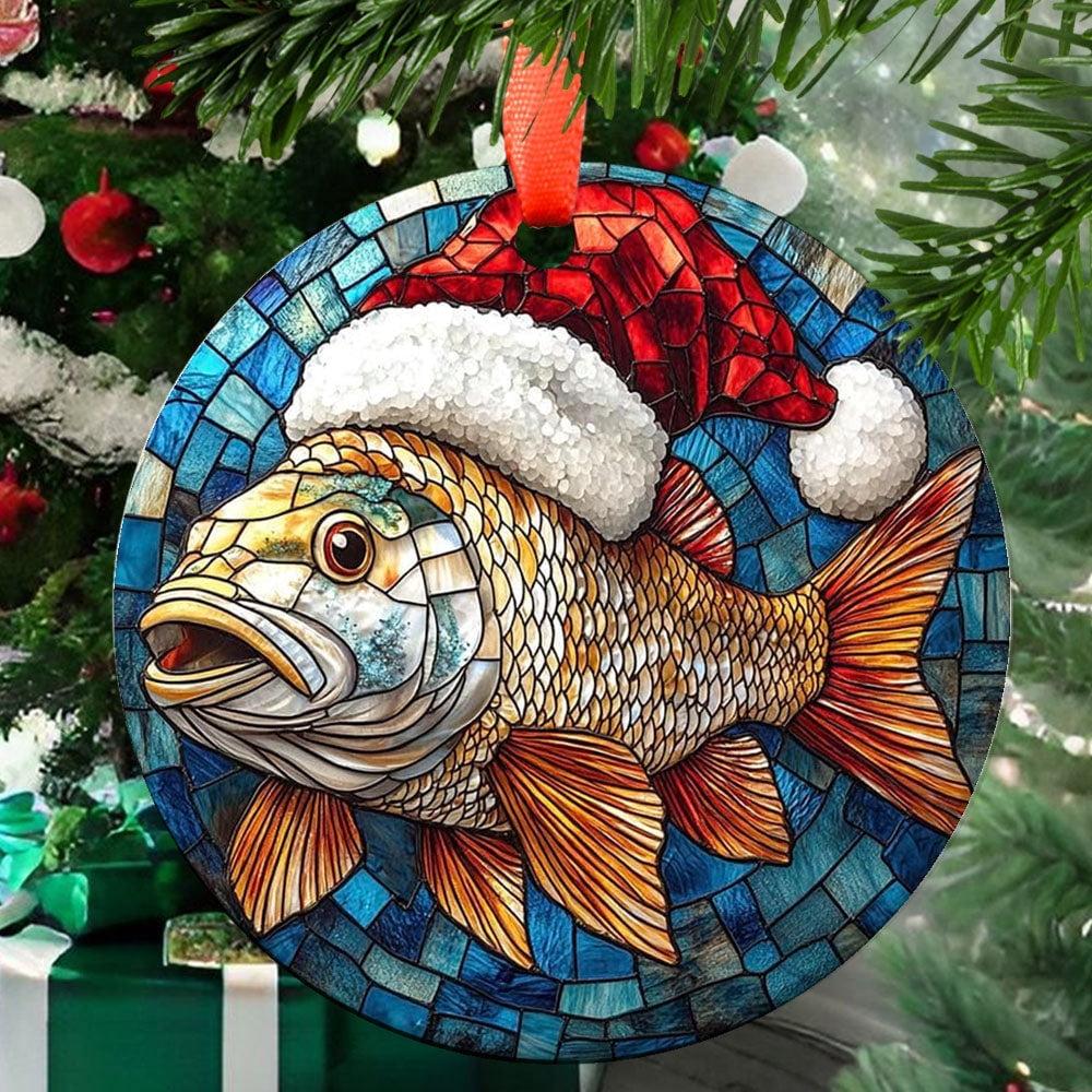 Tuna Fish 11 Ceramic/Acrylic Christmas Ornament, Warm Fall Feast Moment ...