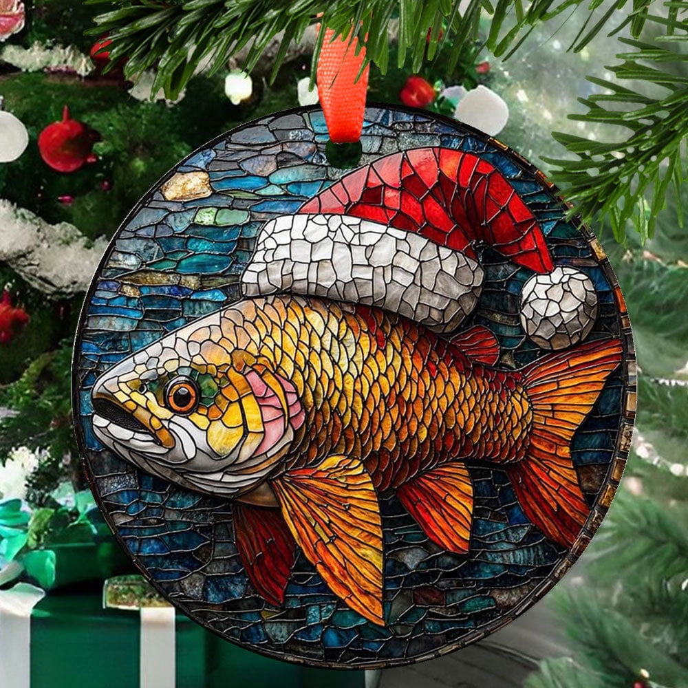 Tuna Fish 122 Ceramic/Acrylic Christmas Ornament, Warm Fall Feast ...