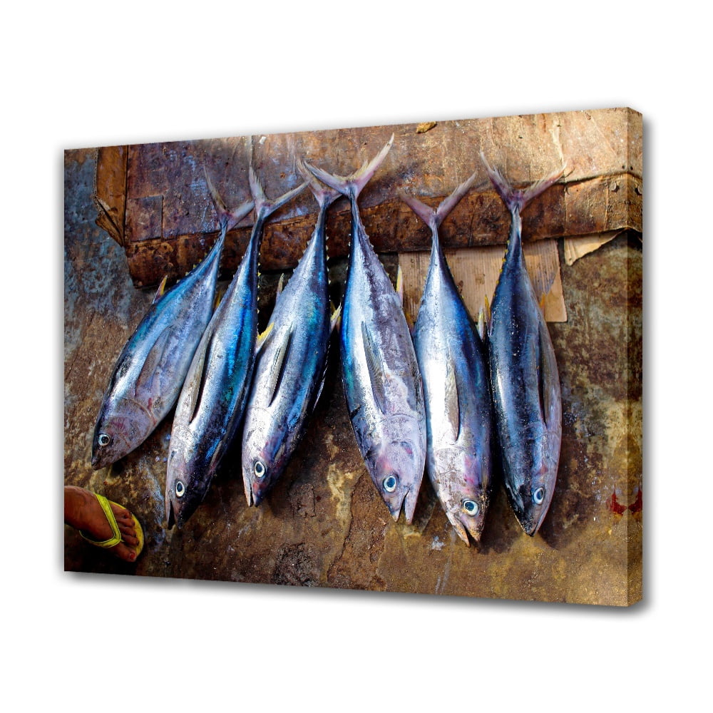 Tuna Fish Canvas Poster Bedroom Decor Sports Landscape Office Room ...