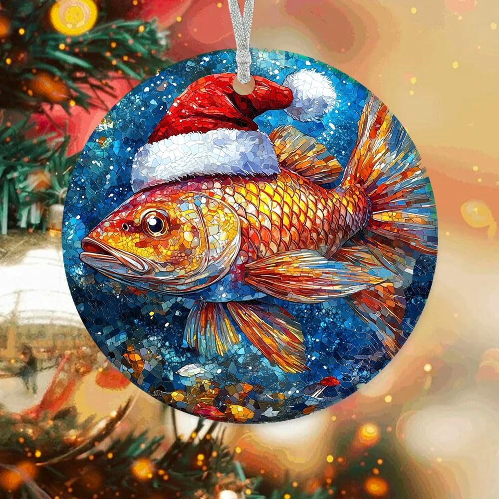 Tuna Fish Custom Ornaments 2025, Tuna Fish Ornament, Tuna Fish ...