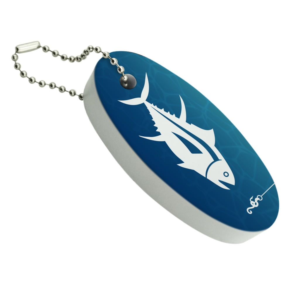 Tuna Fish Fishing Fisherman Floating Foam Keychain Fishing Boat Buoy ...
