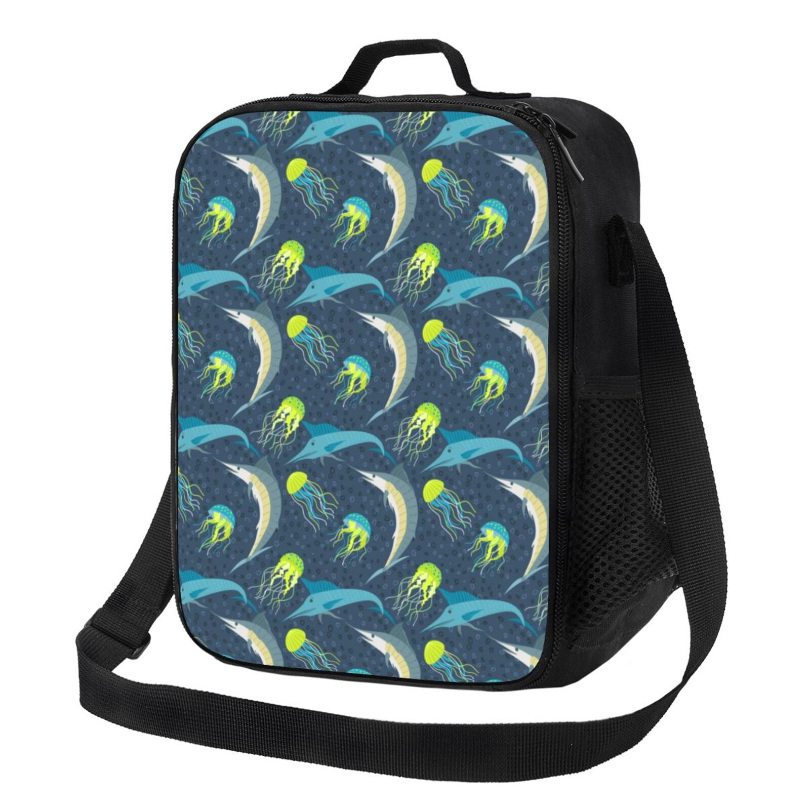Tuna Fish Jellyfish Lunch Box for Women Men, Insulated Lunch with ...