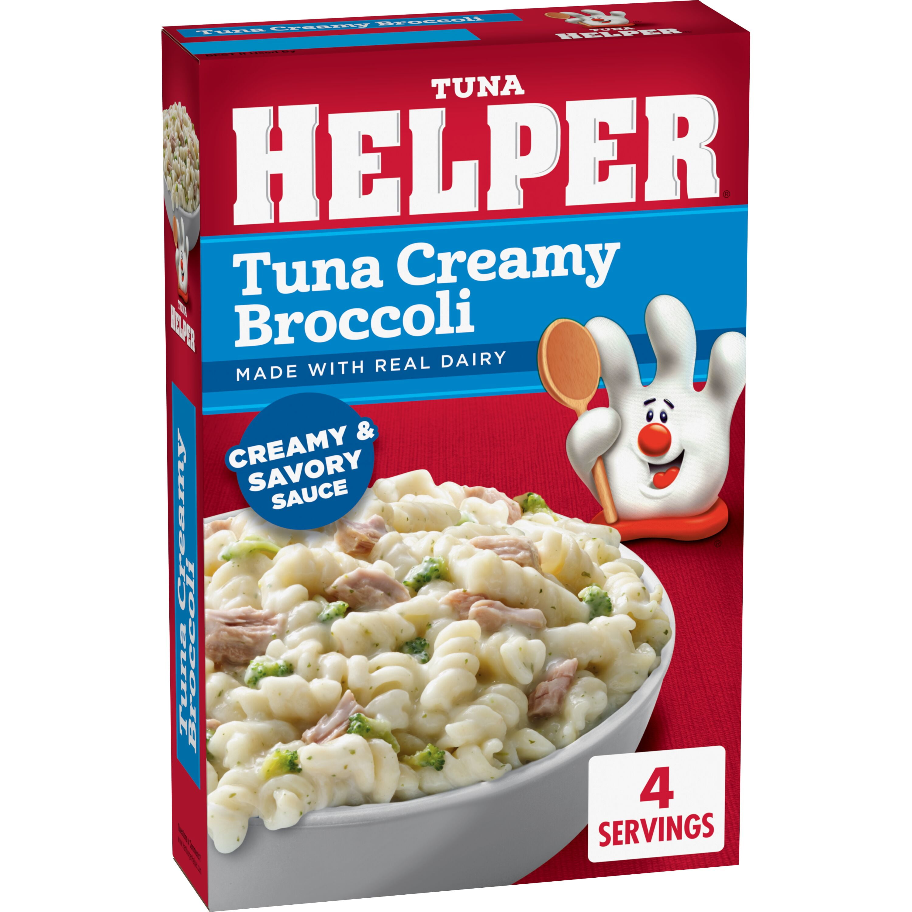 Tuna Helper Ready to Eat Creamy Broccoli Pasta, Family Meal Box, 6.4 ...