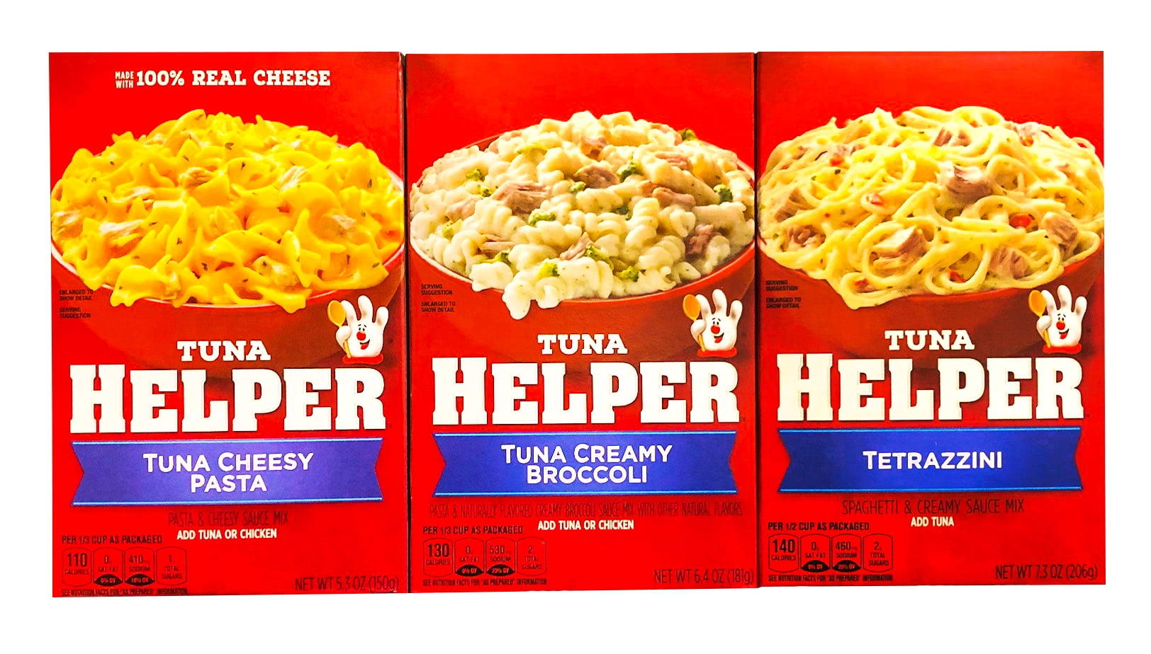 Tuna Helper Variety Pack - Tuna Cheesy Pasta, Tuna Creamy Broccoli ...