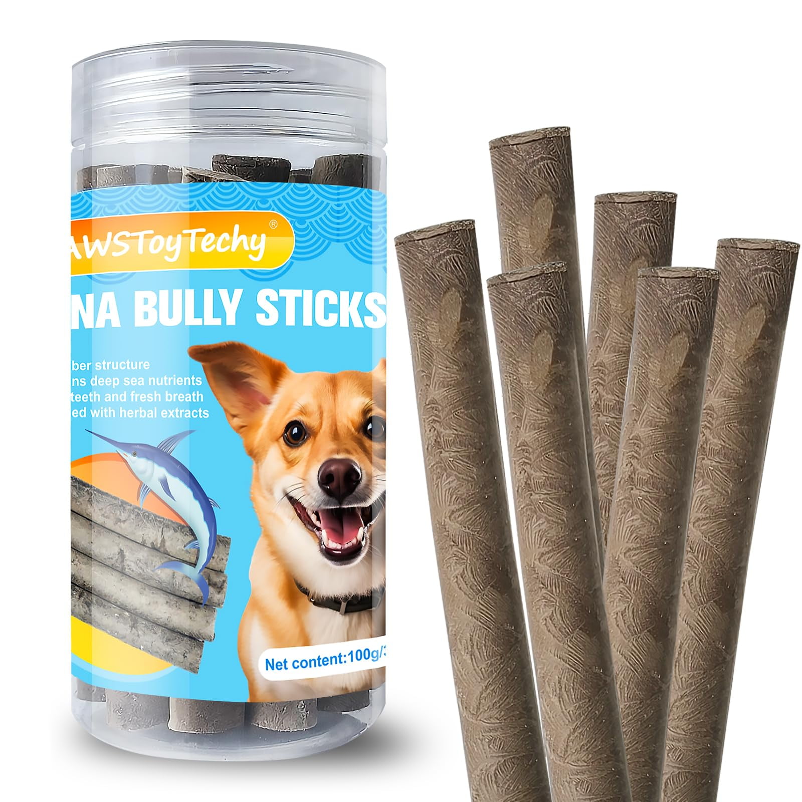 Tuna Sticks for Dogs TGF4 - Natural Dental Chews Deep Sea Nutrients ...