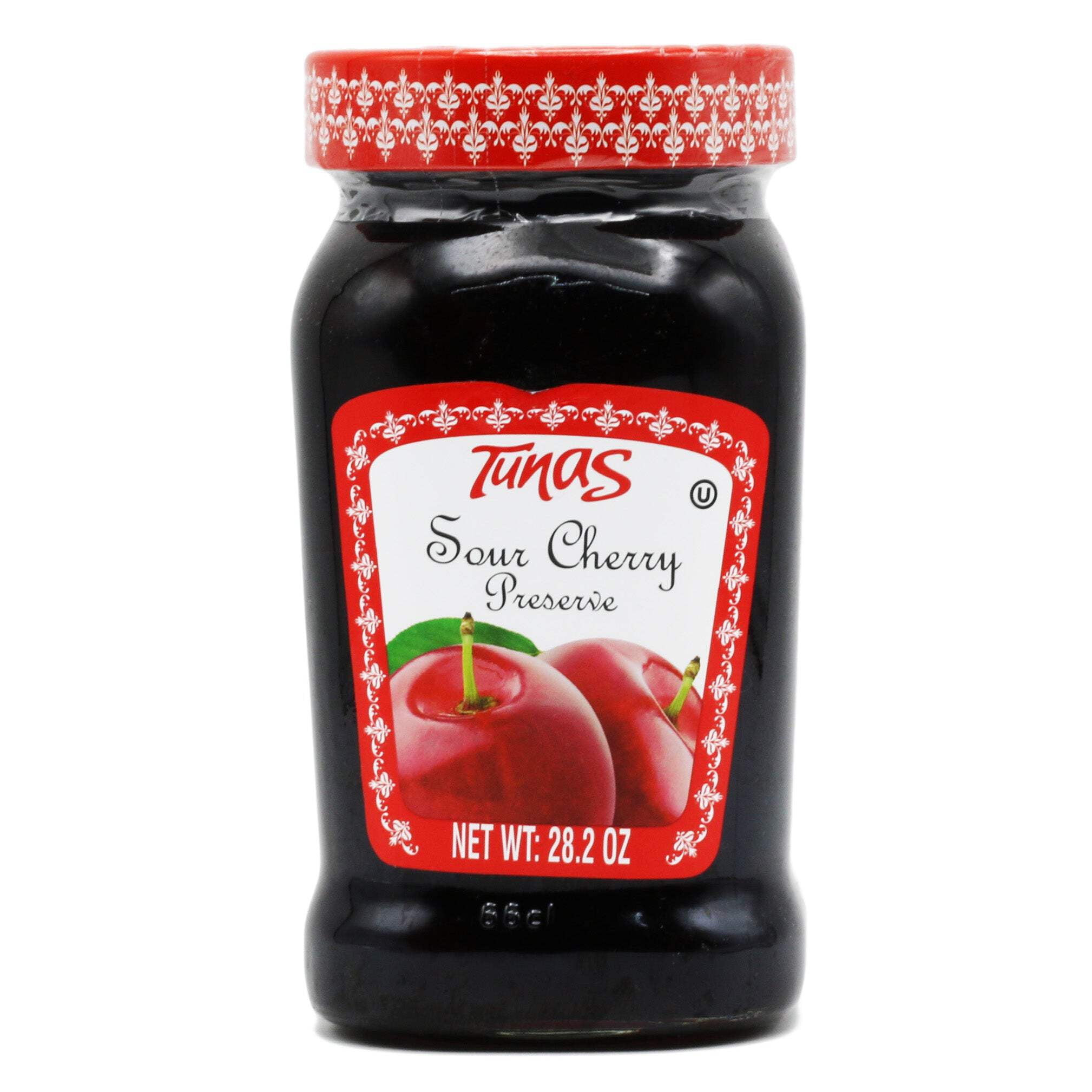 Tunas Sour Cherry Preserve (Visne Receli) 28.2oz (800g) Glass Jar ...