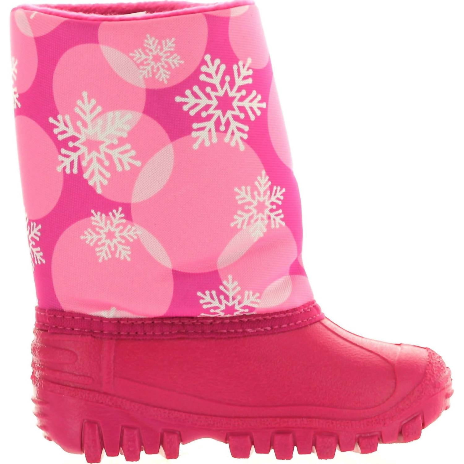 Tundra Kid's Teddy Snowflake Boots - Walmart.com