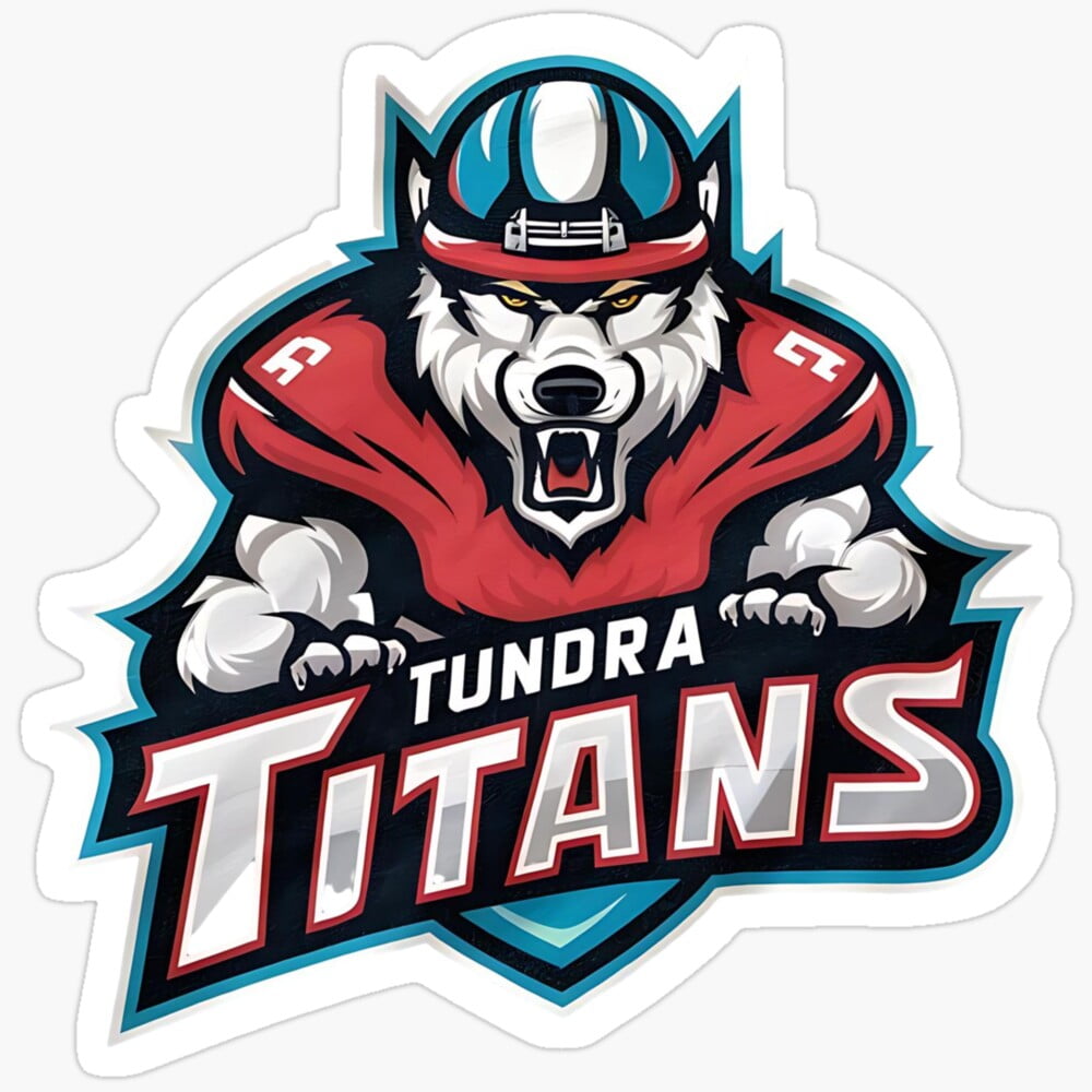 Tundra Titans, Freely Invented Sports Team Sticker Baseball Sticker ...