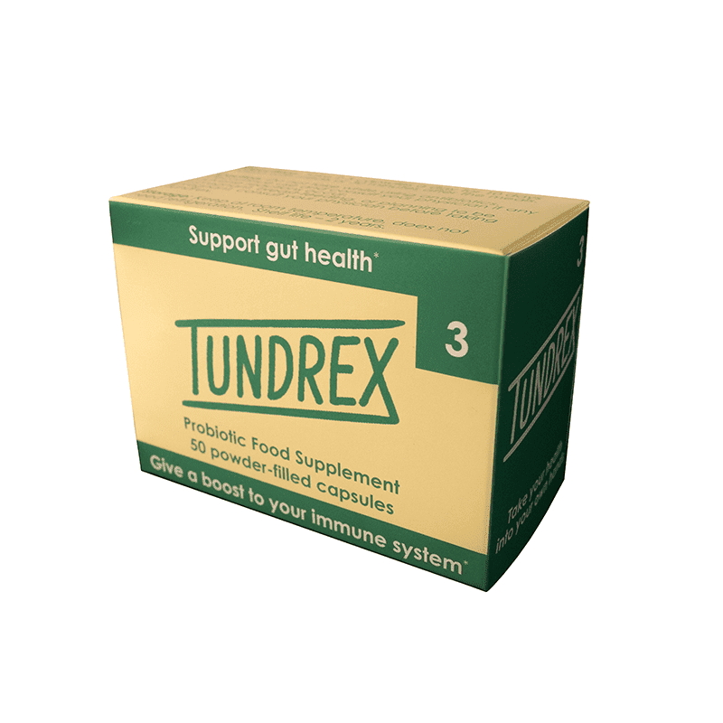 Tundrex 3, Probiotic Supplement with Bacillus Amyloliquefaciens, 50 ...