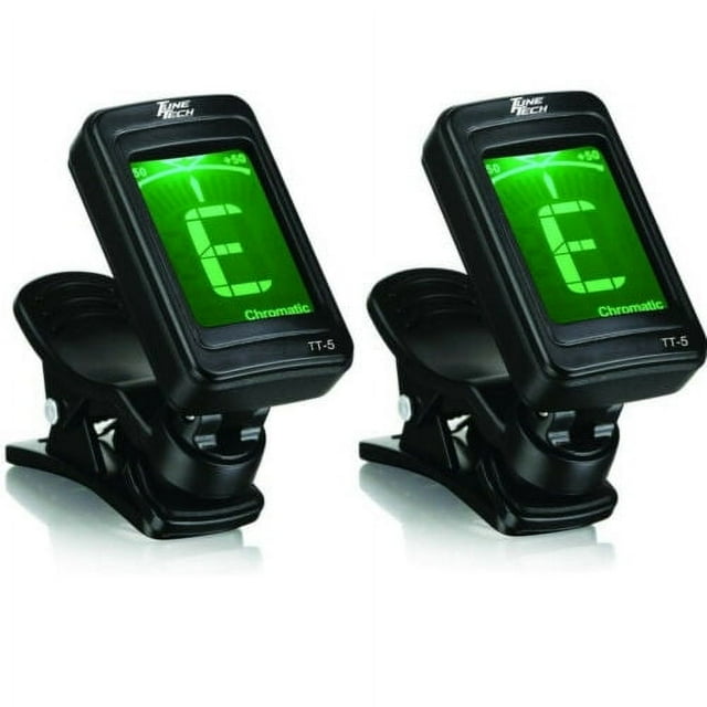 Tune Tech Tuners 2-Pack Chromatic Guitar Violin Banjo Ukulele Mandolin ...