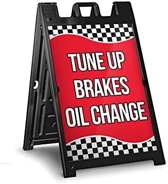 Tune UPS/Brakes/Oil Change A Frame Sign for Automotive Outdoor Pre ...