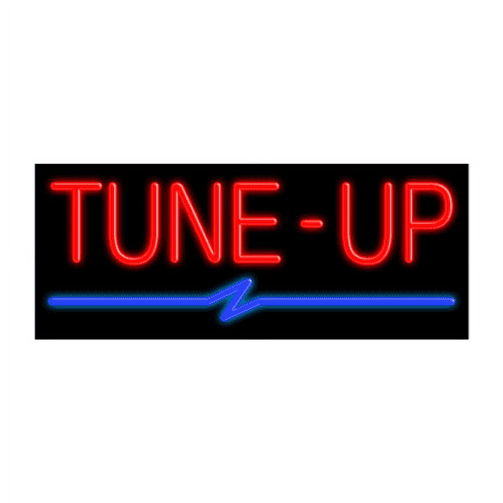 Tune Up-Glass Neon Sign Made in USA - Walmart.com