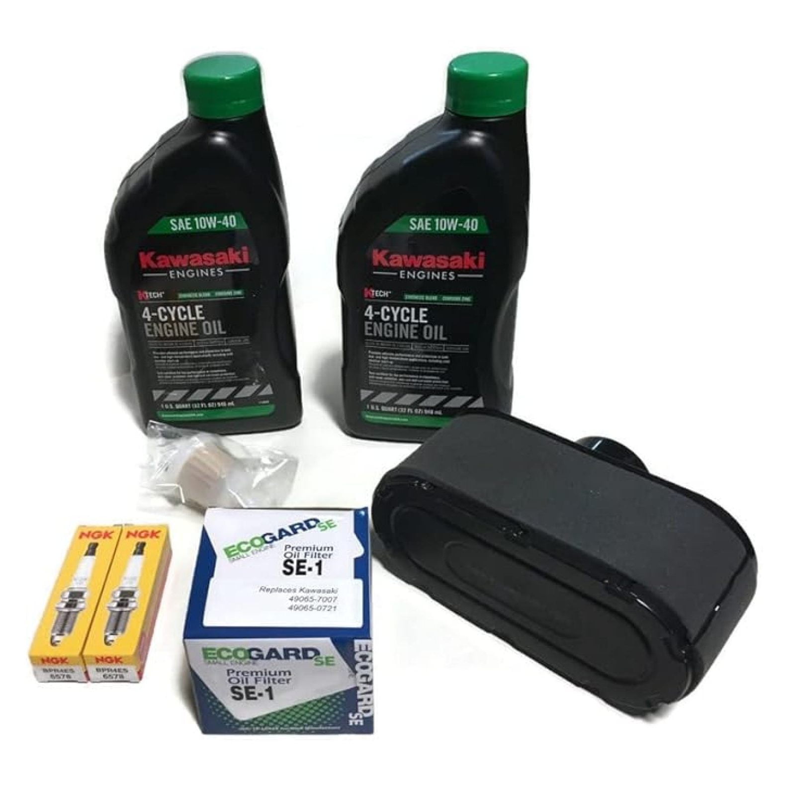 Tune Up Kit 10W40 Kawasaki FR651V FR691V FR730V FS Engine Motor Oil ...