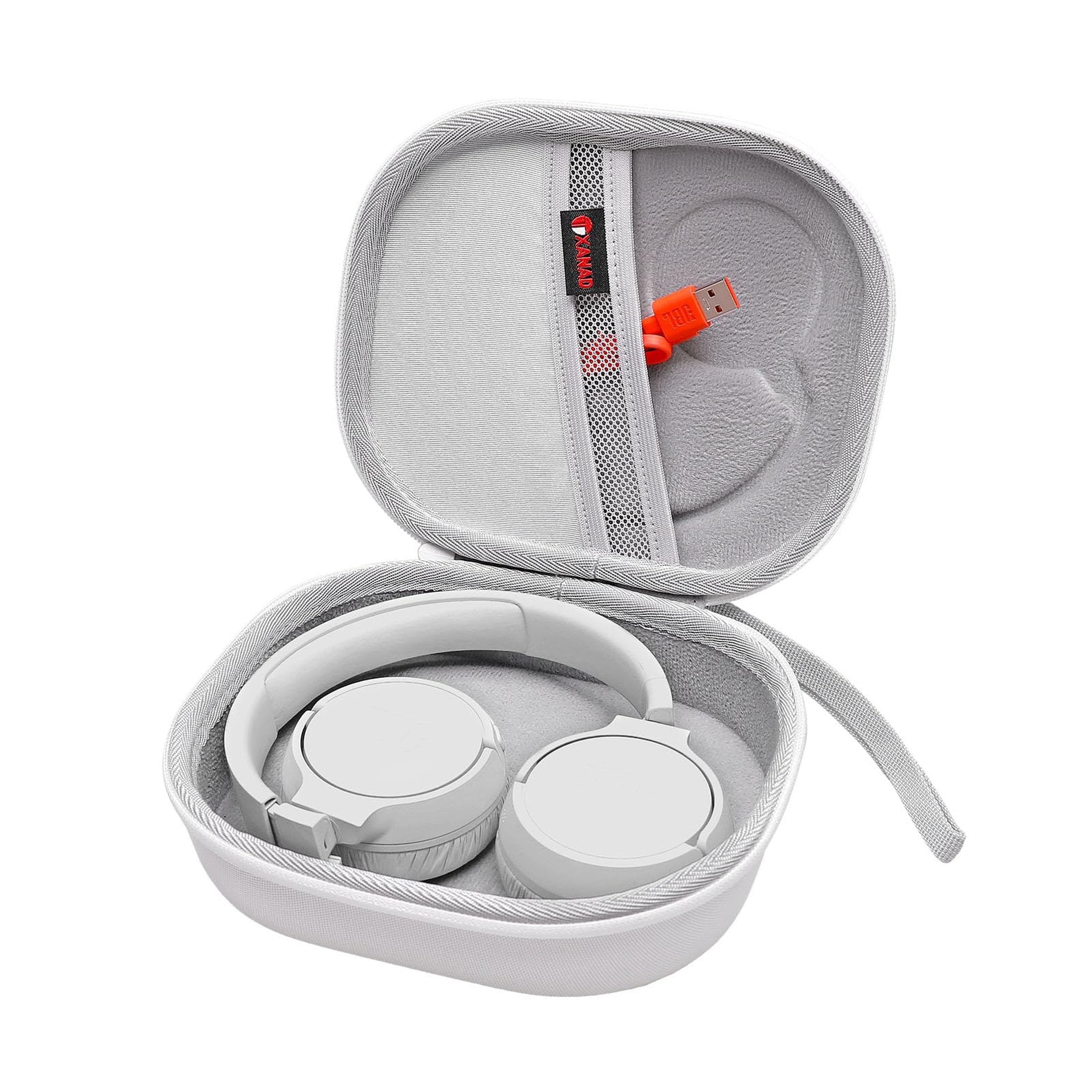 TuneGuard Hard Case for Bluetooth Headphones - White Protection ...