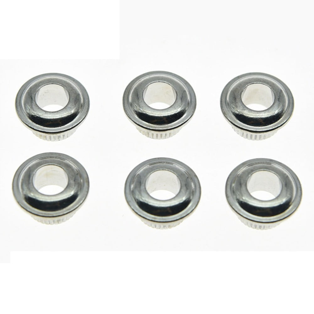 Tuner Bushes 6 Pcs 10MM Metal Bushes Ferrules Nuts For Vintage Guitar ...