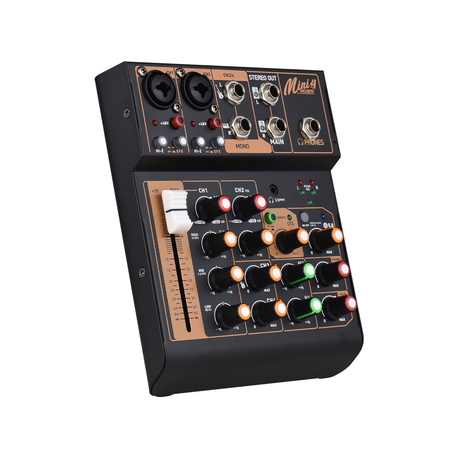 Tuner,Console Sound With Audio Portable 4-channel Portable 4-channel Dj ...