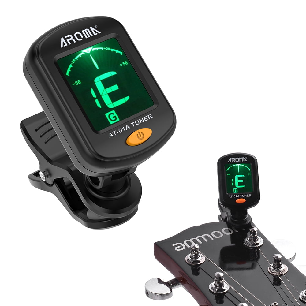 Tuner,Rotatable Clip-on Tuner Display Violin At-01a Rotatable Clip-on ...