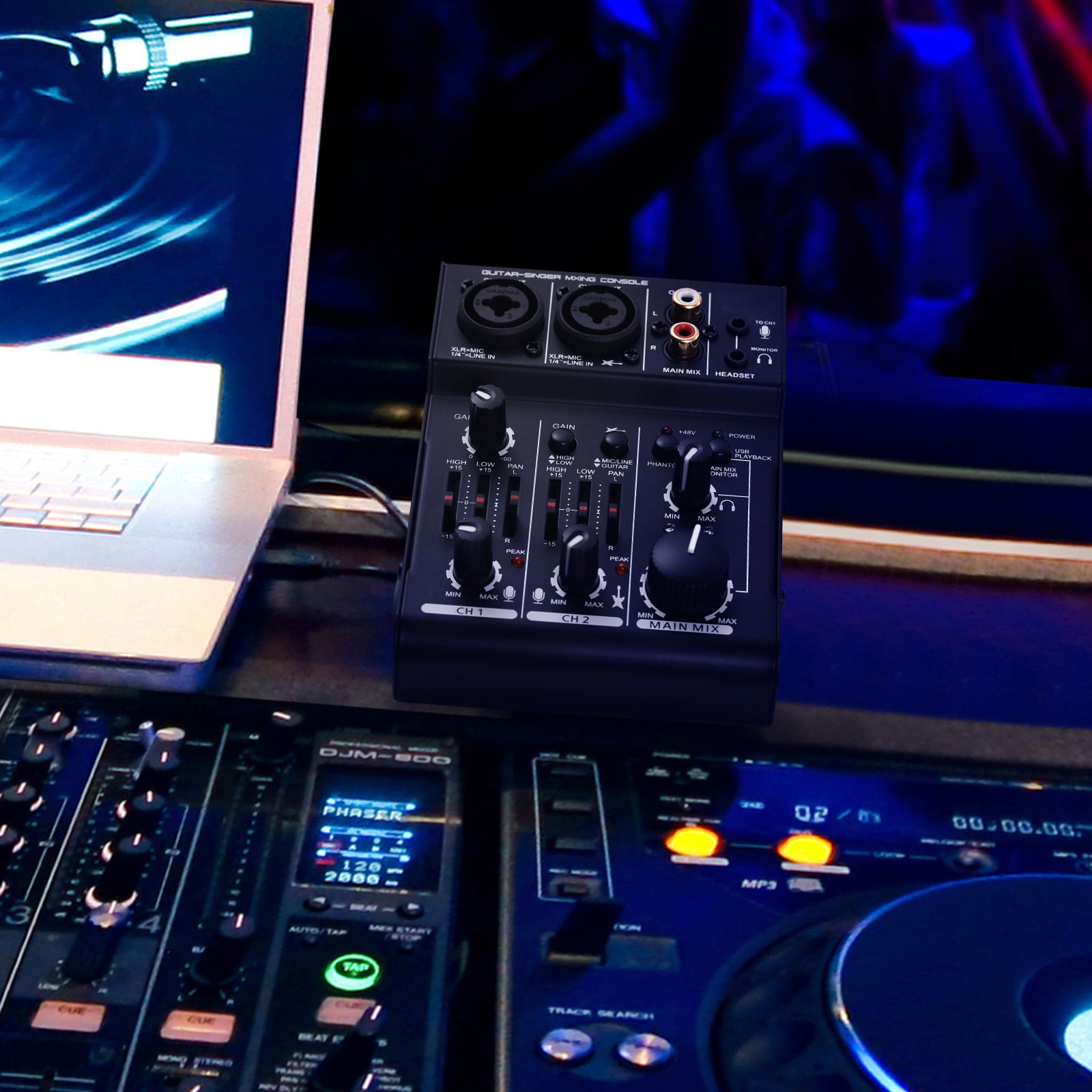 Tuner,Sound Console Audio Built-in 48v Studio Dj Network 5v Usb Siuke ...