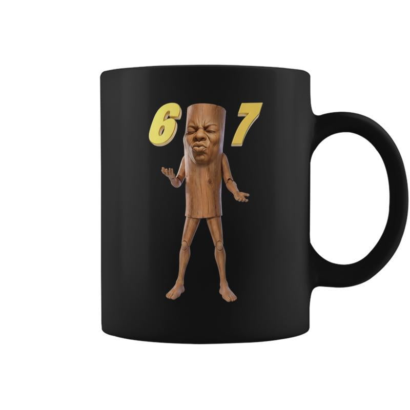 Tung Tung Tung 67 Meme Triple T Speed Face Brainrot Coffee Mugs ...