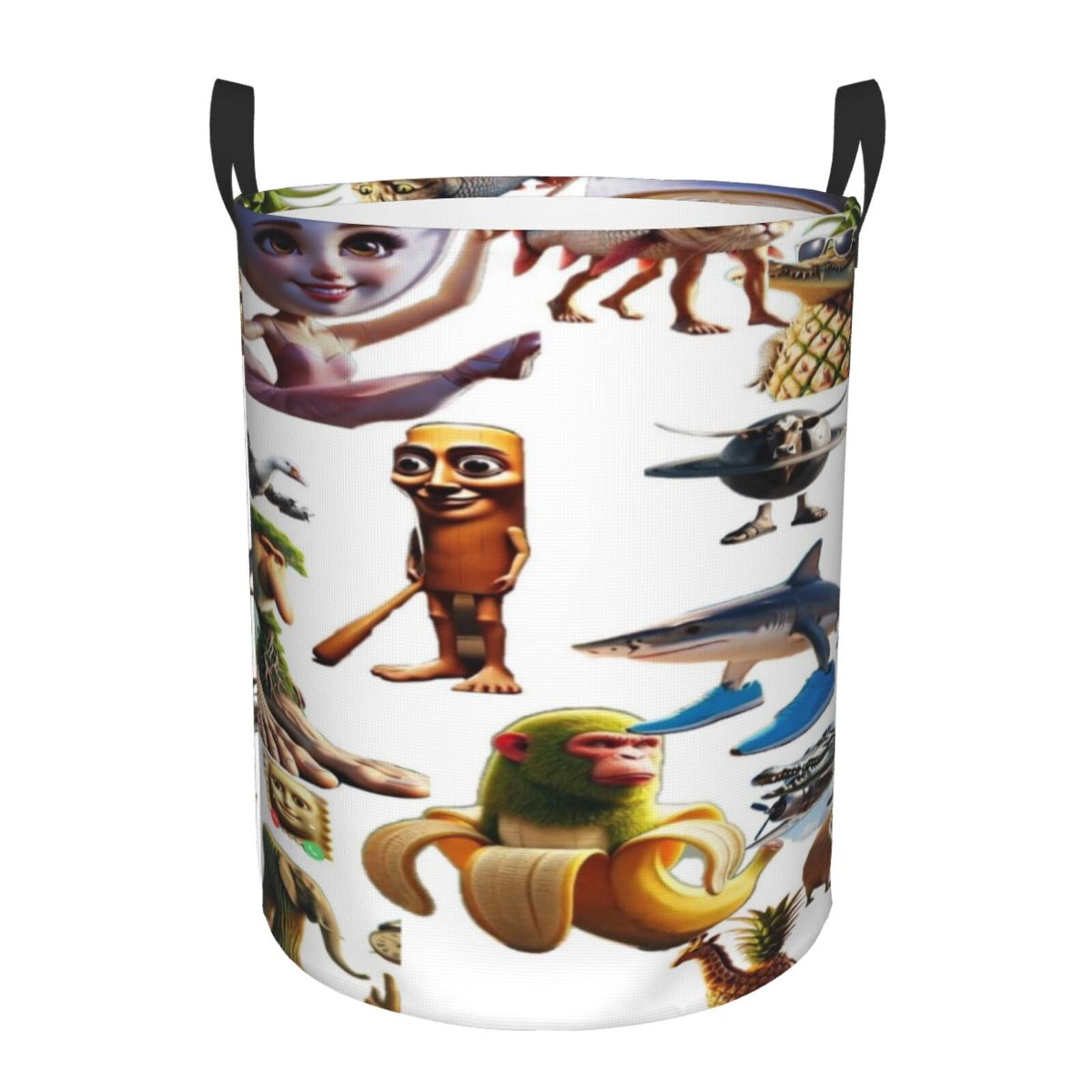 Tung Tung Tung Sahu-R Laundry Hamper Laundrys Basket Large Waterproof Foldable With Handles ...