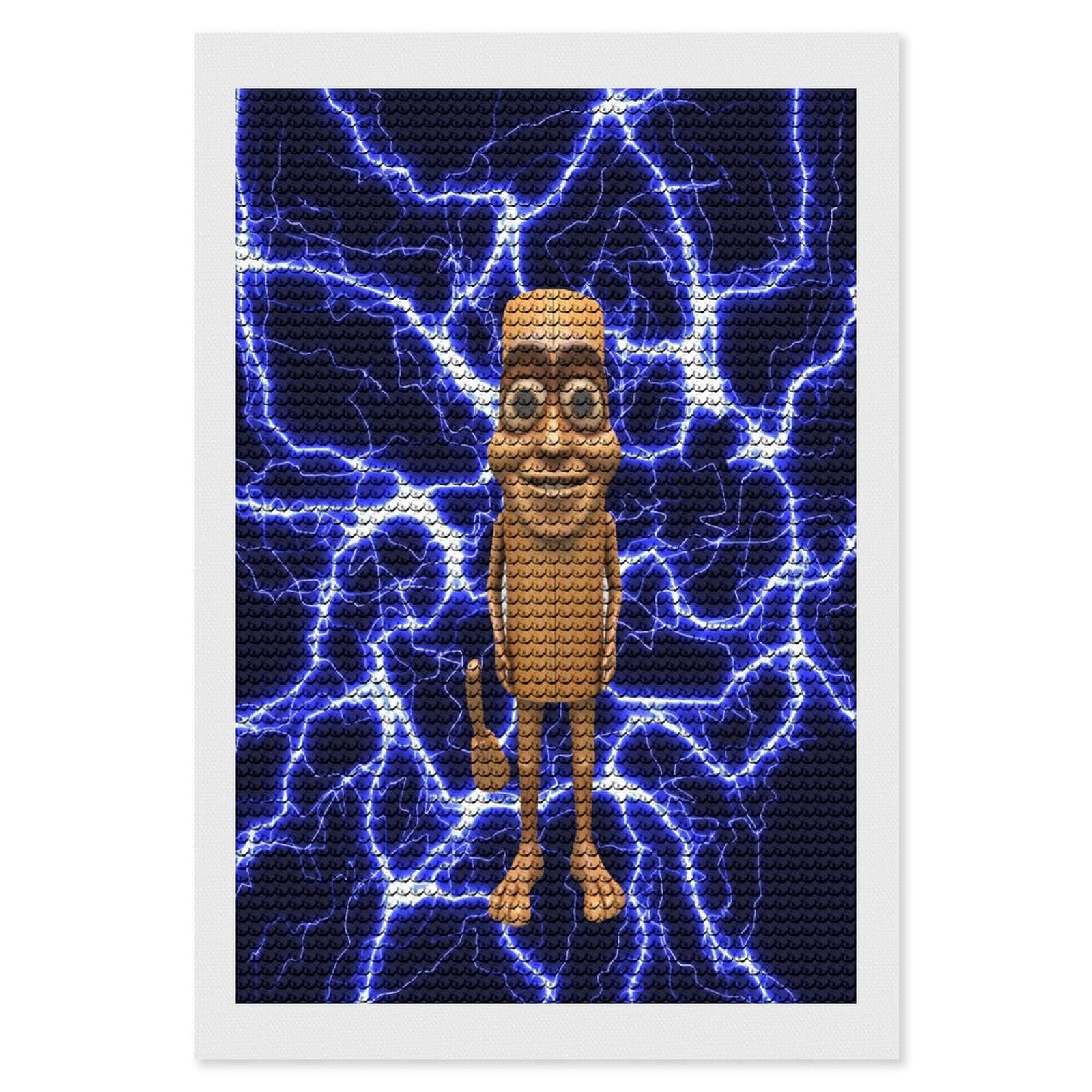 Tung Tung Tung Sahu-r Diamond Art Kits DIY 5D Anime Painting by Number ...