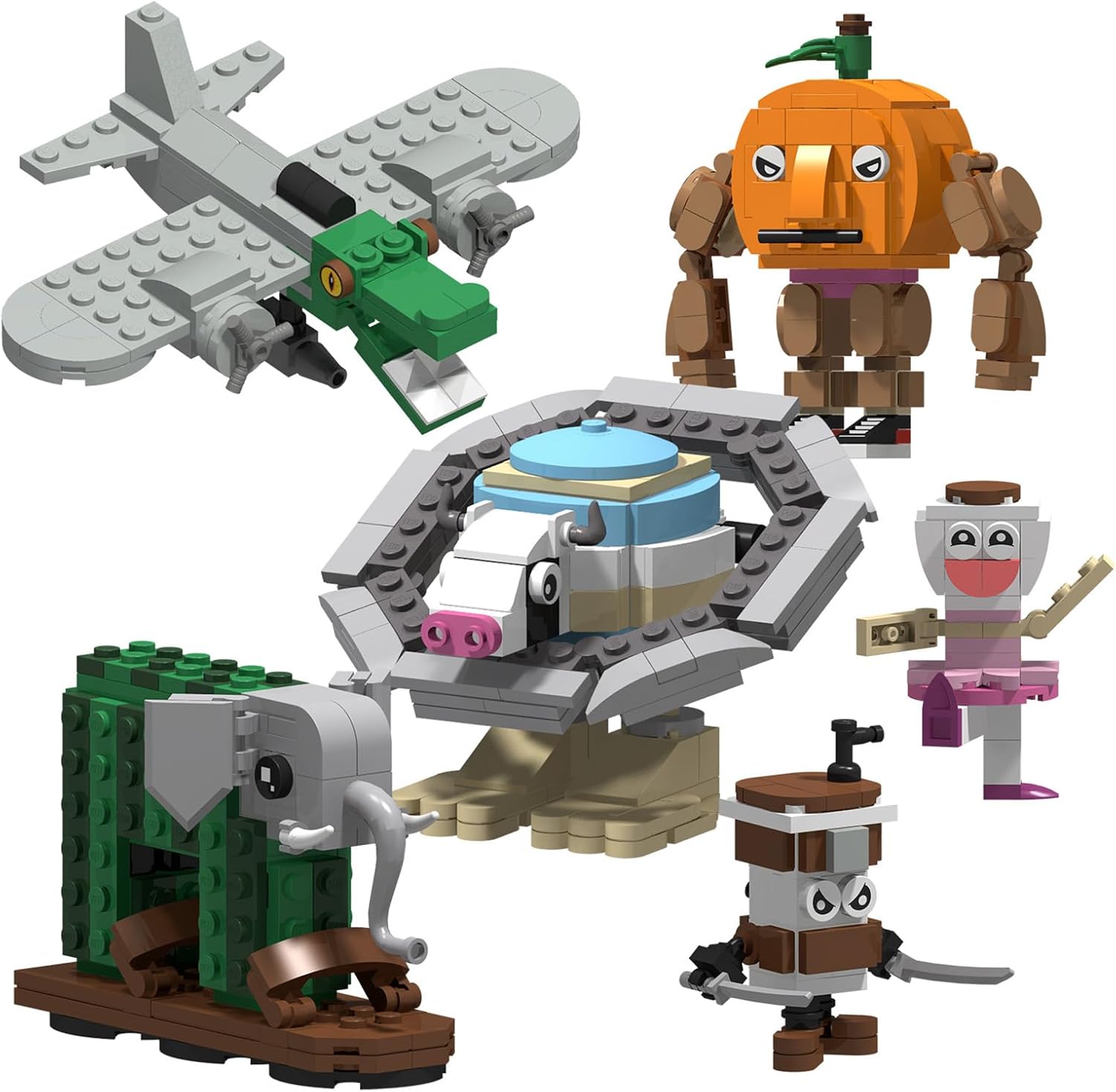 Tung Tung Tung Sahur Building Blocks,Italian Brainrot Figures,Tralalero ...