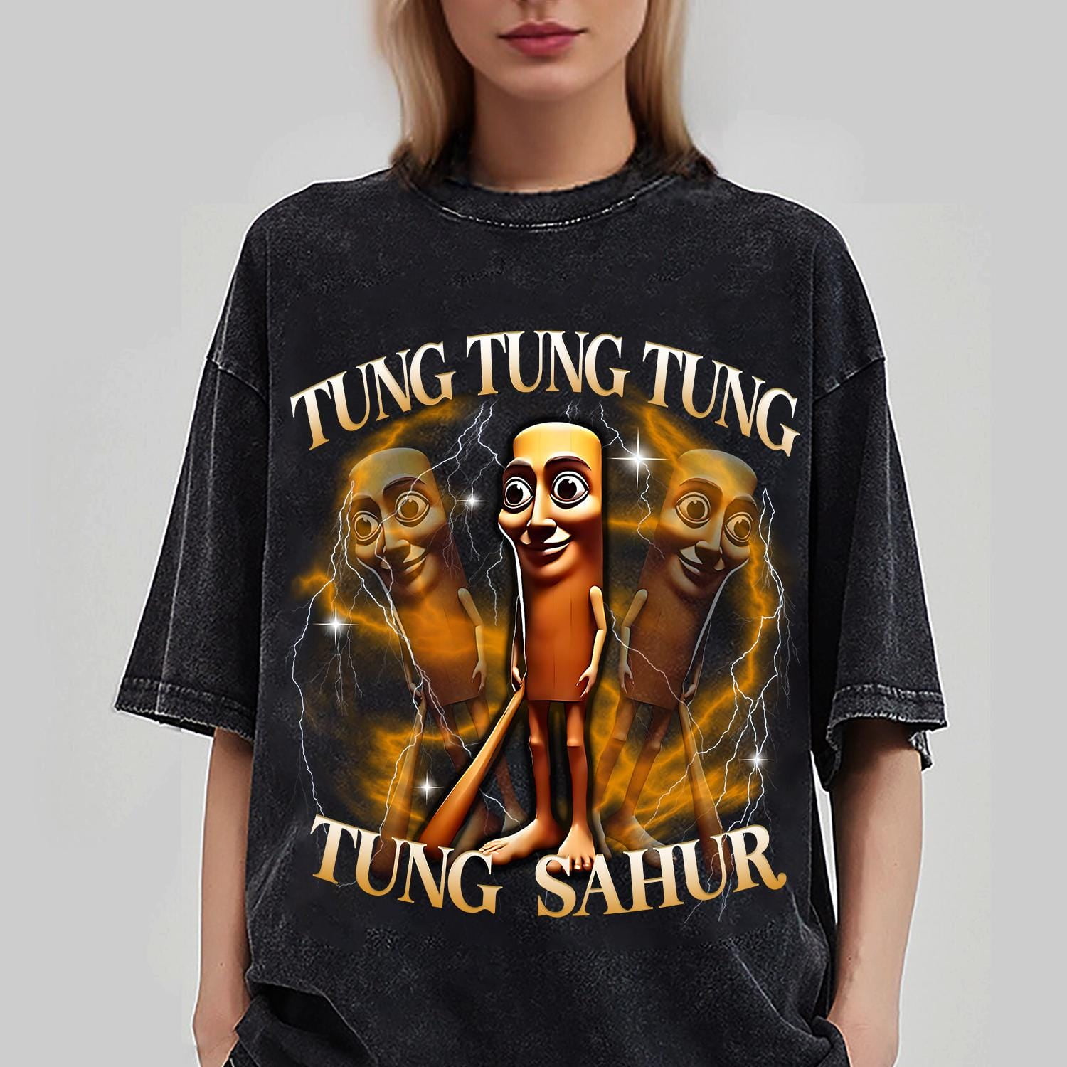 Tung Tung Tung Sahur Funny Baseball Bat Meme T-shirt, Dank Memes Tshirt, Cringe Tee, italian ...