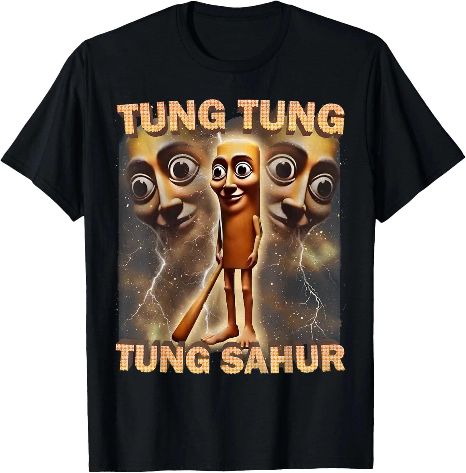 Tung Tung Tung Sahur Funny Meme Brainrot Humor Gen Z Unisex T-Shirt - Walmart.com