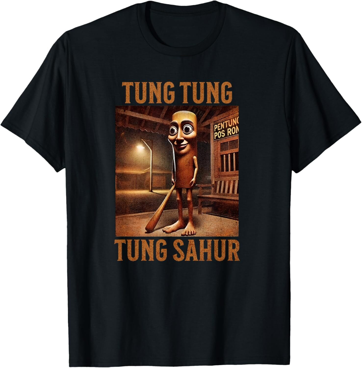 Tung Tung Tung Sahur Italian Brainrot Meme T-Shirt Hoodie - Walmart.com