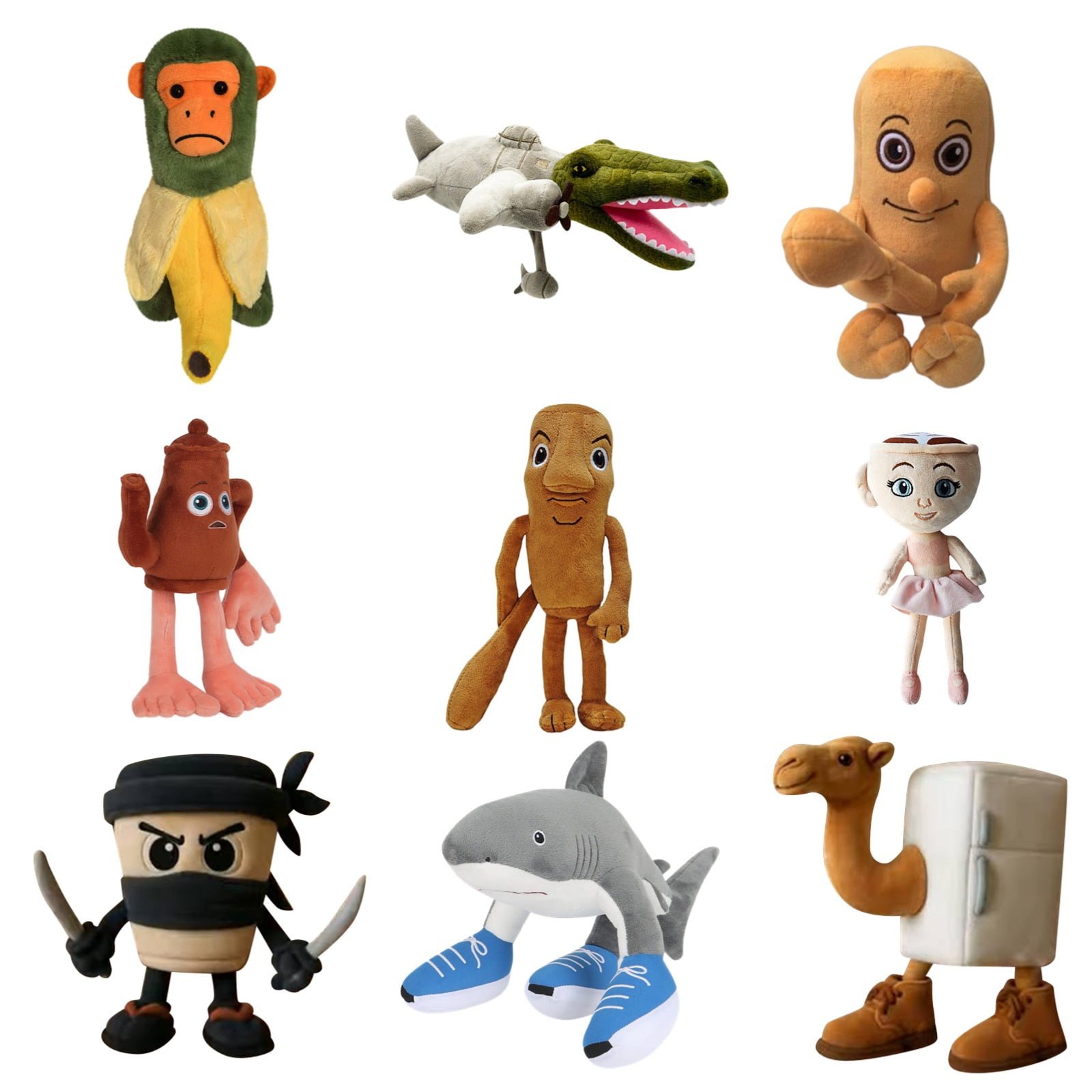 Tung Tung Tung Sahur Italian Brainrot Plush Tralalero Tralala Plush Doll, Soft Soft & Gentle ...