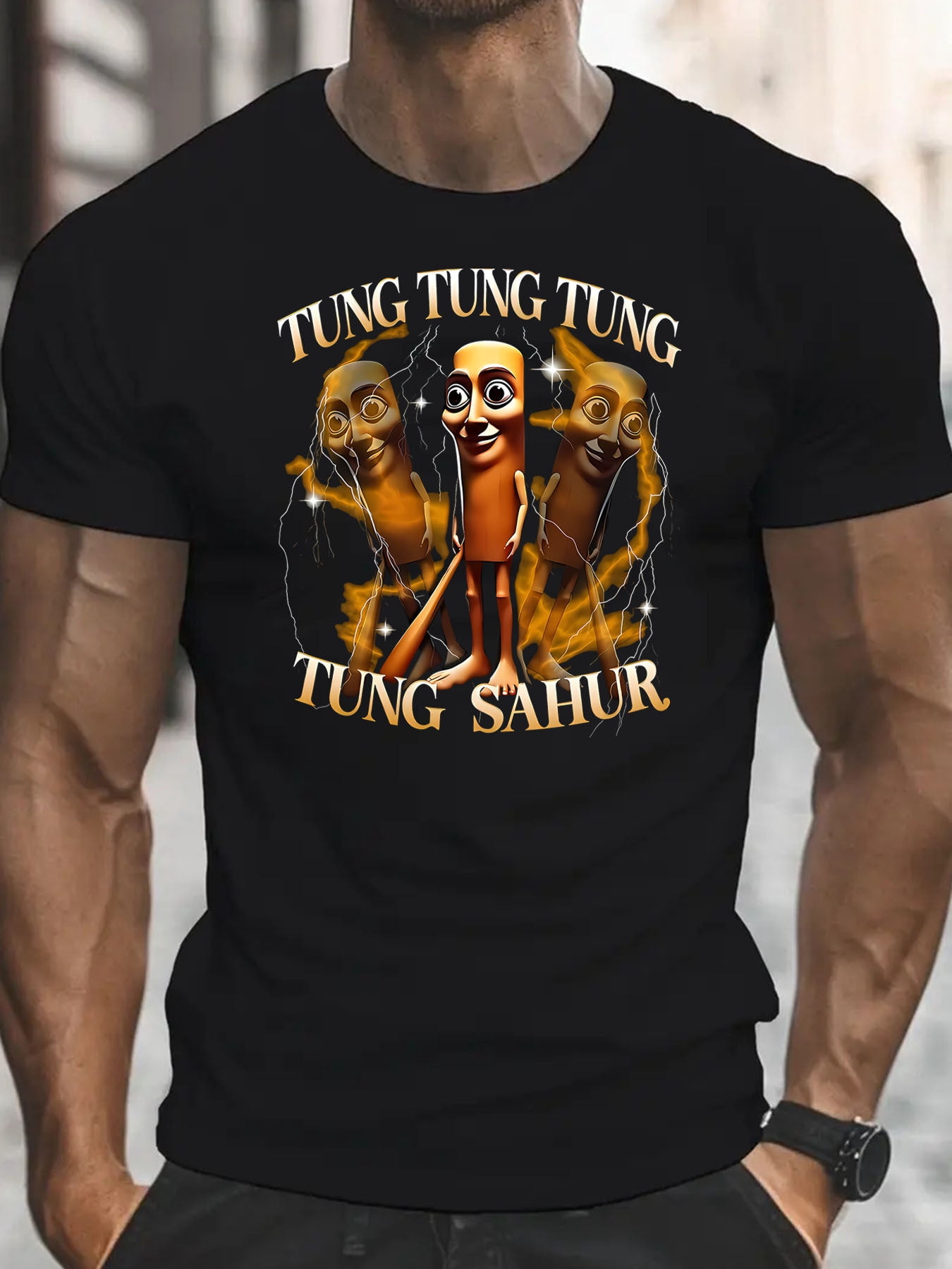 Tung Tung Tung Sahur Men's Funny Baseball Bat & Italian Brainrot ...