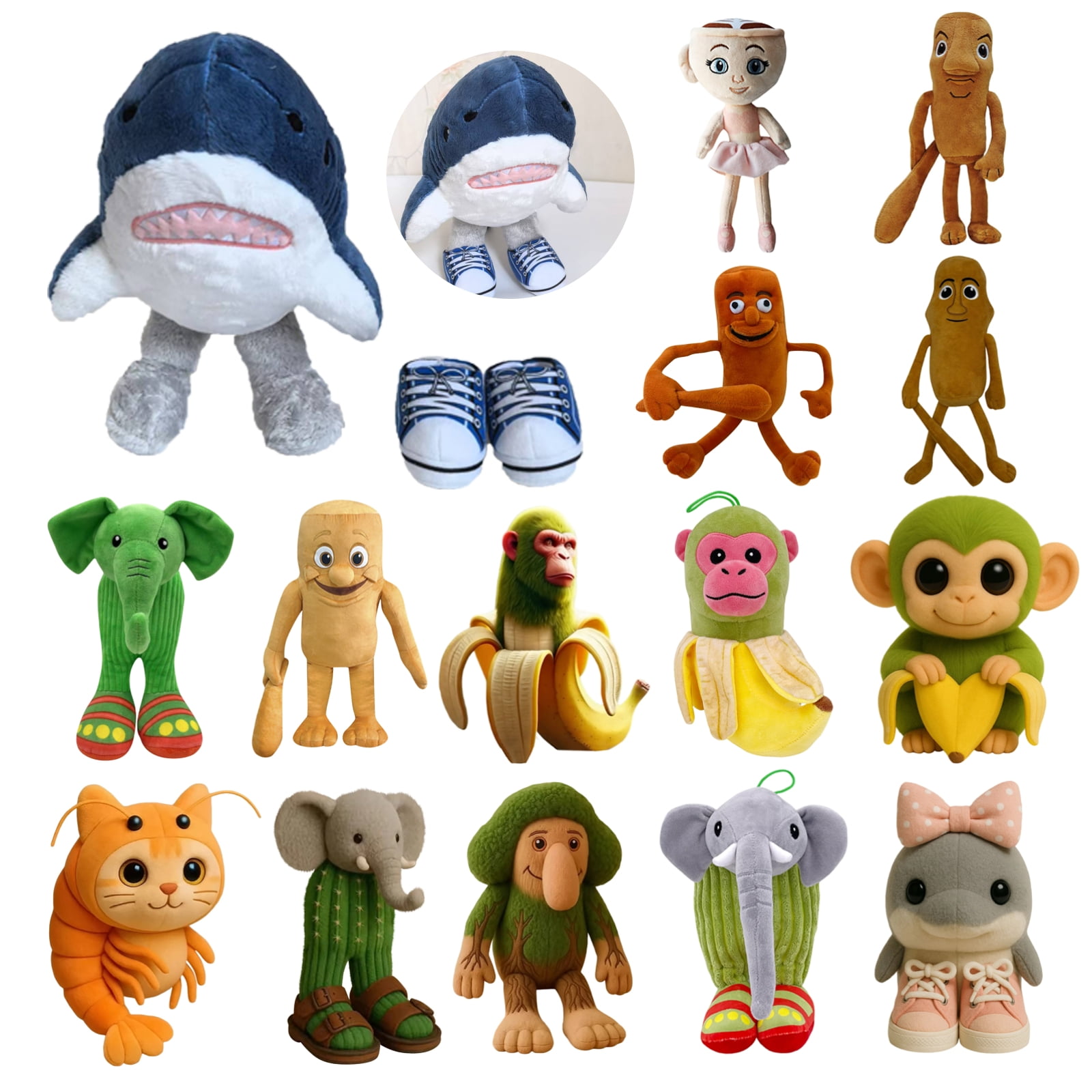 Tung Tung Tung Sahur Plushies Dolls Perfect for Collecting Tung Tung Tung Sahur Italian Brainrot ...