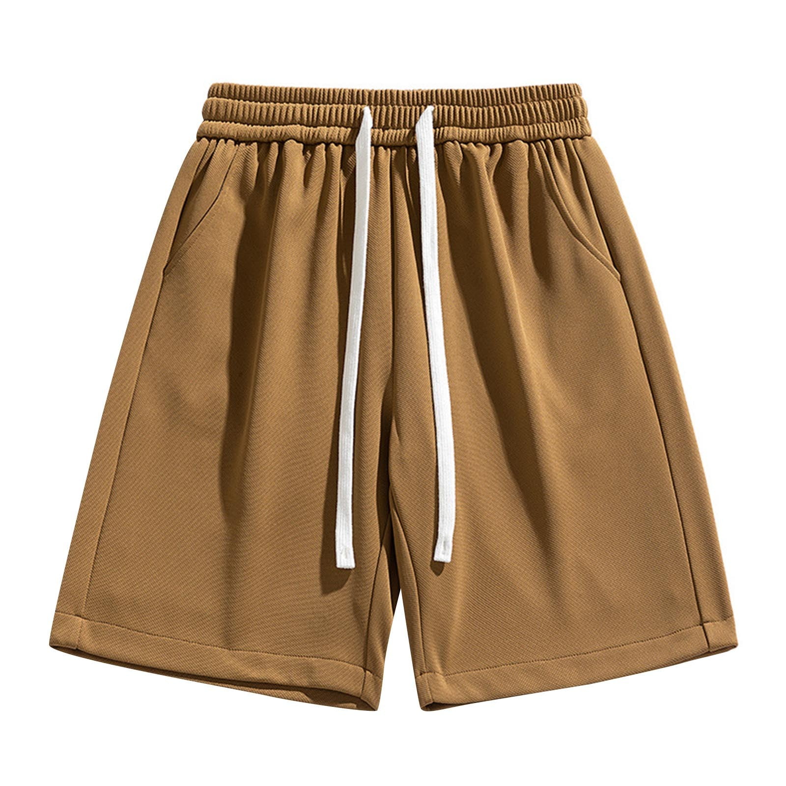 Tungbrin Sweat Shorts for Men Big and Talls Drawstring Elastic Waist ...