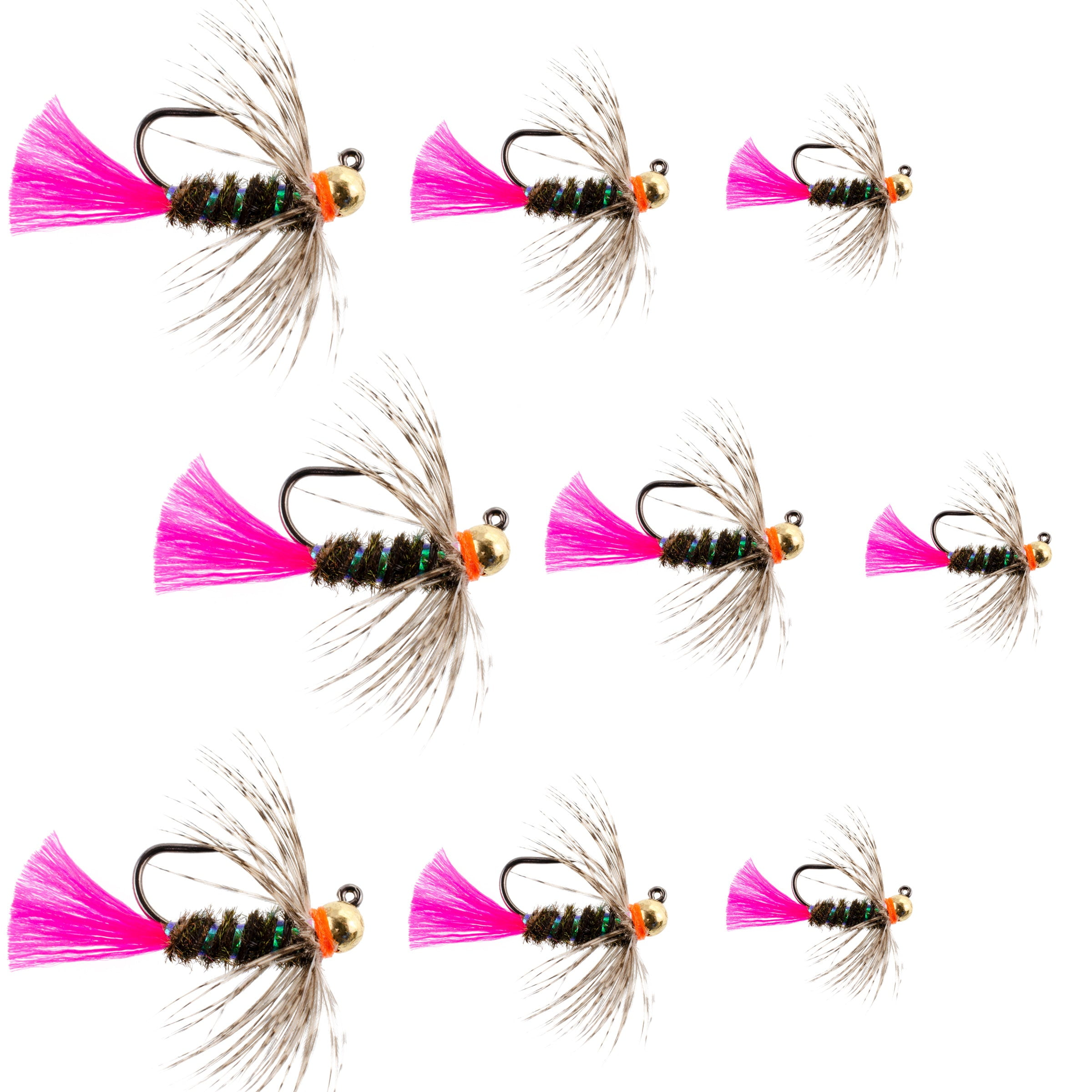Tungsten Bead Blow Torch Jig Assortment Tactical Nymph Euro Fly - 9 ...
