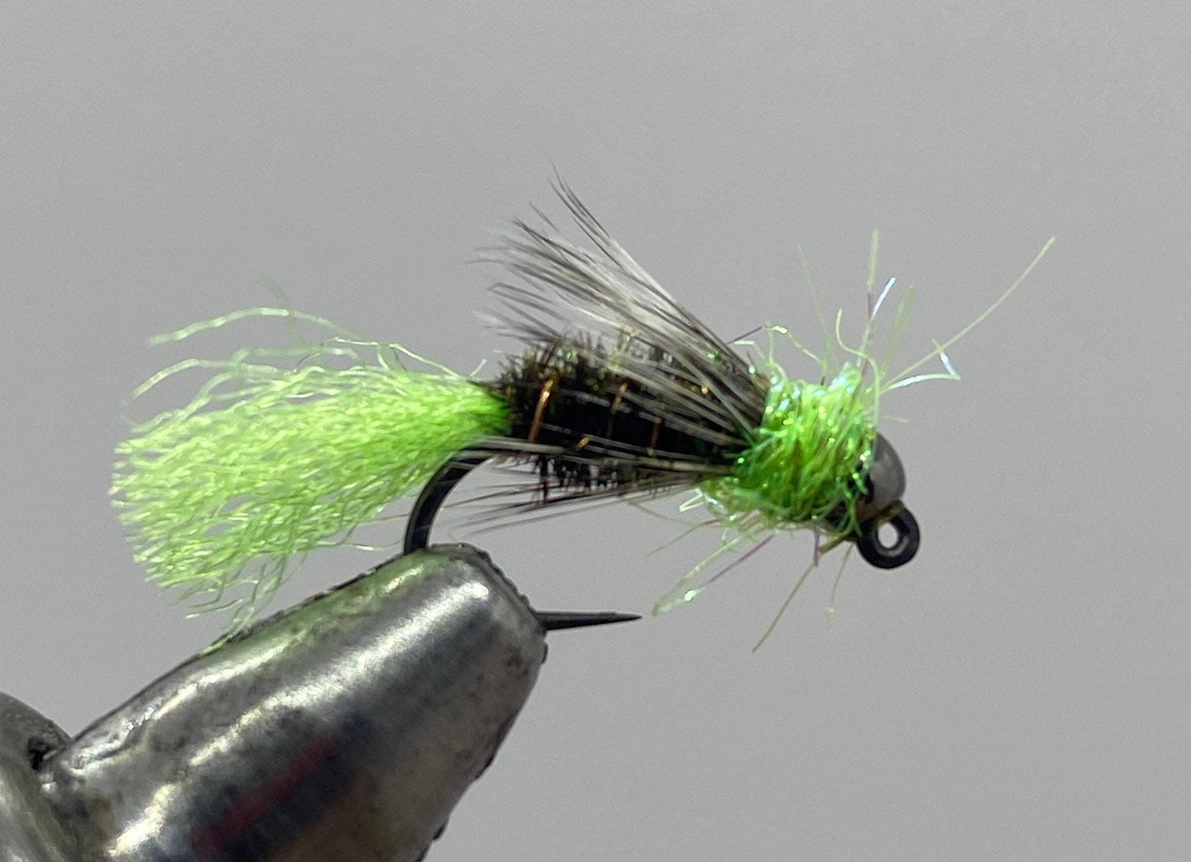 Tungsten Beadhead Jig Blowtorch - Green - Nymph - Walmart.com